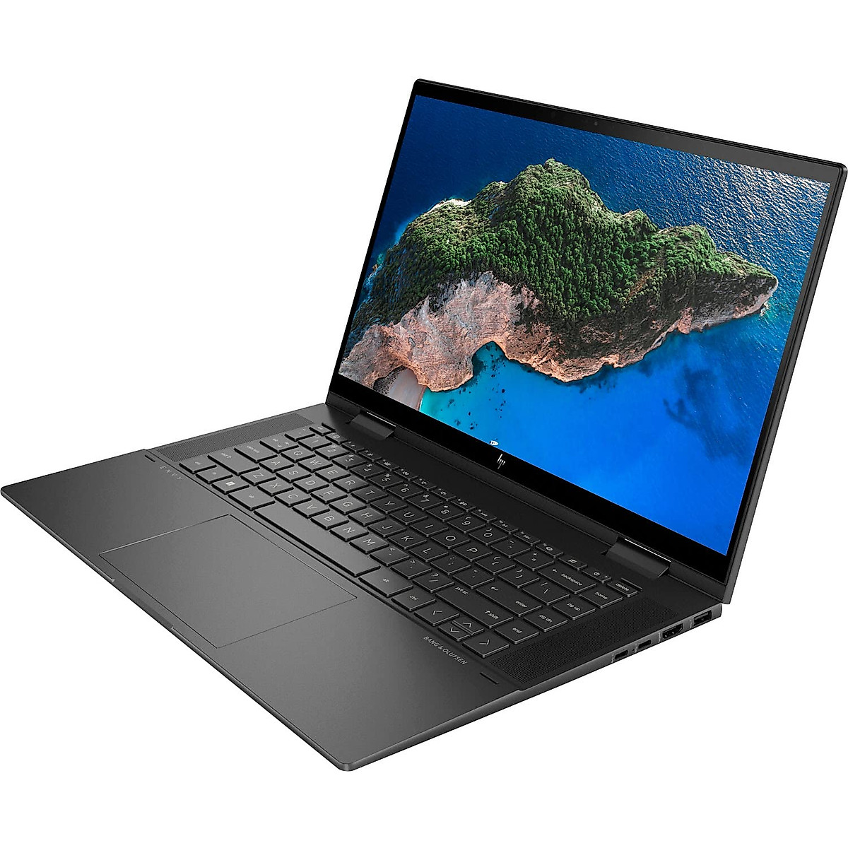 HP 2023 Newest ENVY X360 15.6" FHD TouchScreen 2-in-1 Laptop, AMD Ryzen 5 5625U(> i5-11320H), 8GB RAM, 512GB NVMe SSD, Backlit Keyboard, WIFi 6E, HDMI, Webcam, Type-A&C, Win 11, CUE Accessories