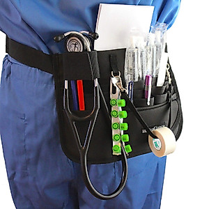 Medical Organizer Belt - Fanny Pack with Stethoscope Holder and Tape Holder for Nursing, Nurse Waist Pack for medical supplies and tools