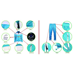 Men Classic Full Zip Track Jacket and Jogging Track Pant Active Wear Sports Tracksuit Set (Burgandy, S)