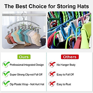 ZURLEFY Closet Systems Organizers and Storage for Small Closets, 20 Clips Room Jeans Organization for Closet, Portable Closets for Hanging Clothes (26-06)