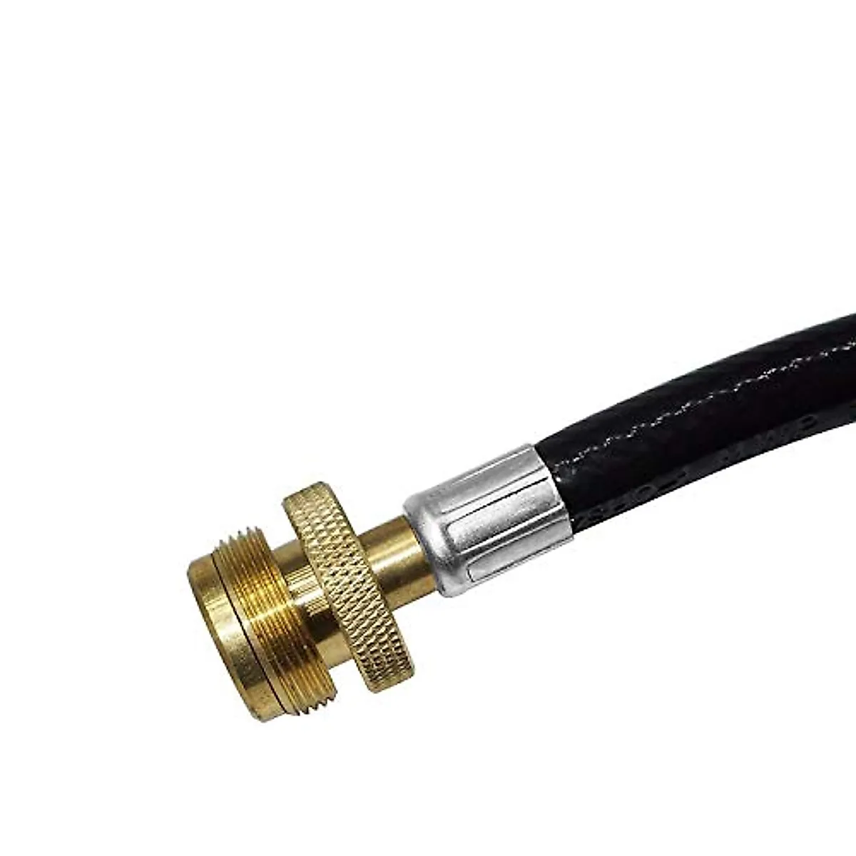 DozyAnt 4 Feet Propane Adapter Hose 1 lb to 20 lb Converter Replacement for QCC1/Type1 Tank Connects 1 LB Bulk Portable Appliance to 20 lb Propane Tank - Certified