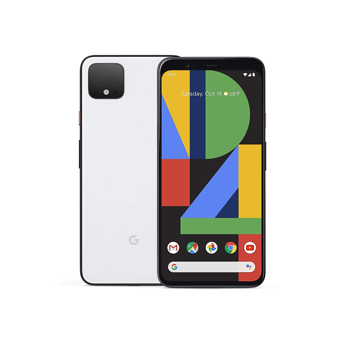 Google Pixel 4 XL - Clearly White - 64GB - Unlocked (Renewed Premium)