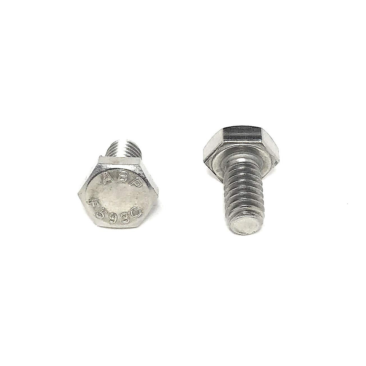 1/4-20x1/2 Stainless Steel Hex Cap Screws FT Hex Bolts 18-8 (UNC) COARSE Thread - (25 pcs)