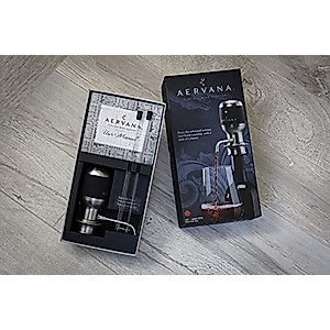 Aervana Original: Electric Wine Aerator and Pourer / Dispenser - Air Decanter - Personal Wine Tap for Red and White Wine