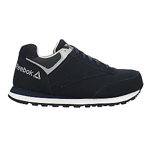 Reebok mens Leelap Work Safety Toe Industrial Construction Shoe, Navy Blue, 6 Wide US