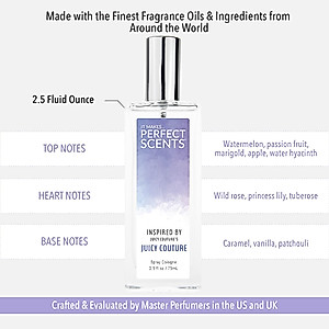 Perfect Scents Fragrances | Inspired by Juicy Couture's Juicy Couture | Women’s Eau de Toilette | Vegan, Paraben Free | Never Tested on Animals | 2.5 Fluid Ounces