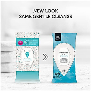 Summer’s Eve Fragrance Free Gentle Daily Feminine Wipes, pH balanced, 32 Count