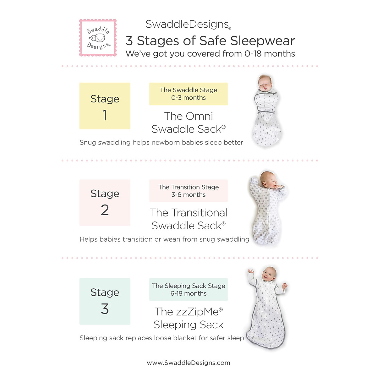 SwaddleDesigns Cotton Knit Sleeping Sack, Sleeveless Wearable blanket with 2-Way Zipper, Black Tiny Hedgehogs, Medium, 6-12 Months
