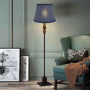 Lamp Shades Set of 2, Double Royal Style Foldable Medium, ALUCSET Fabric Lamp Shades for Table Lamps Lamp Shades for Floor Lamps, Spider, 2 Packs