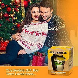 Smiles By Julie Success & Inspiration Jar | A Jar of Inspirational Quotes for Your Best Friend, Sister, Mom & More | Creative & Unique Gift | Jar of Smiles, Happy, Positive & Kind Notes | 31 Quotes