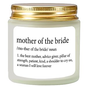 Mother of The Bride Gifts Candle - Wedding Gift for Mother of The Bride Mom of Bride Gifts Mother of The Bride Gifts from Bride Lavender Scented Candle 4oz