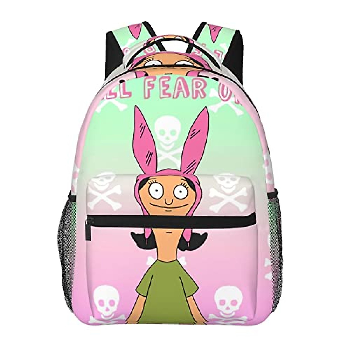 ORPJXIO Backpack Bob's Anime Burgers Double Shoulder Bag for Unisex Laptop Bagpack Large Capacity Travel Backpack for Hiking Work Camping