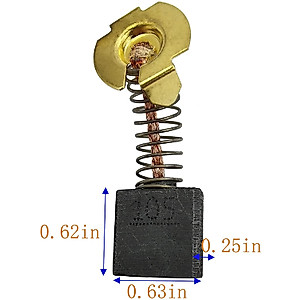 Qissiq N039389 N558583 N408735 622437-00 replacement chop saw brush For DeWalt GR871 D28700 D28715 (4pcs)