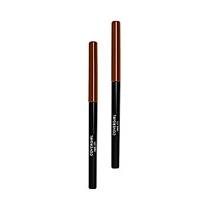 Covergirl Ink It Perfect Point Plus Waterproof Eyeliner Pencil, Cocoa Ink, 2 count (Pack of 1) (Packaging May Vary)