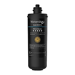 Waterdrop RF10 Replacement Filter Cartridge for 10UA/10UB Under Sink Water Filter, Reduces Lead, Chlorine, Bad Taste & Odor, NSF/ANSI 42 Certified, 8K Gallons High Capacity