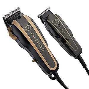 Wahl Professional 5 Star Barber Combo with Legend Clipper and Hero T Blade Trimmer for Professional Barbers and Stylists - Model 8180