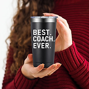 Grifarny Coach Gifts for Men - Best Coach Ever Gifts - Coach Appreciation Gifts - Basketball, Soccer, Football, Baseball, Gymnastics, Dance, Swim, Cheer Coach Gift - Coach Tumbler Cup 20oz