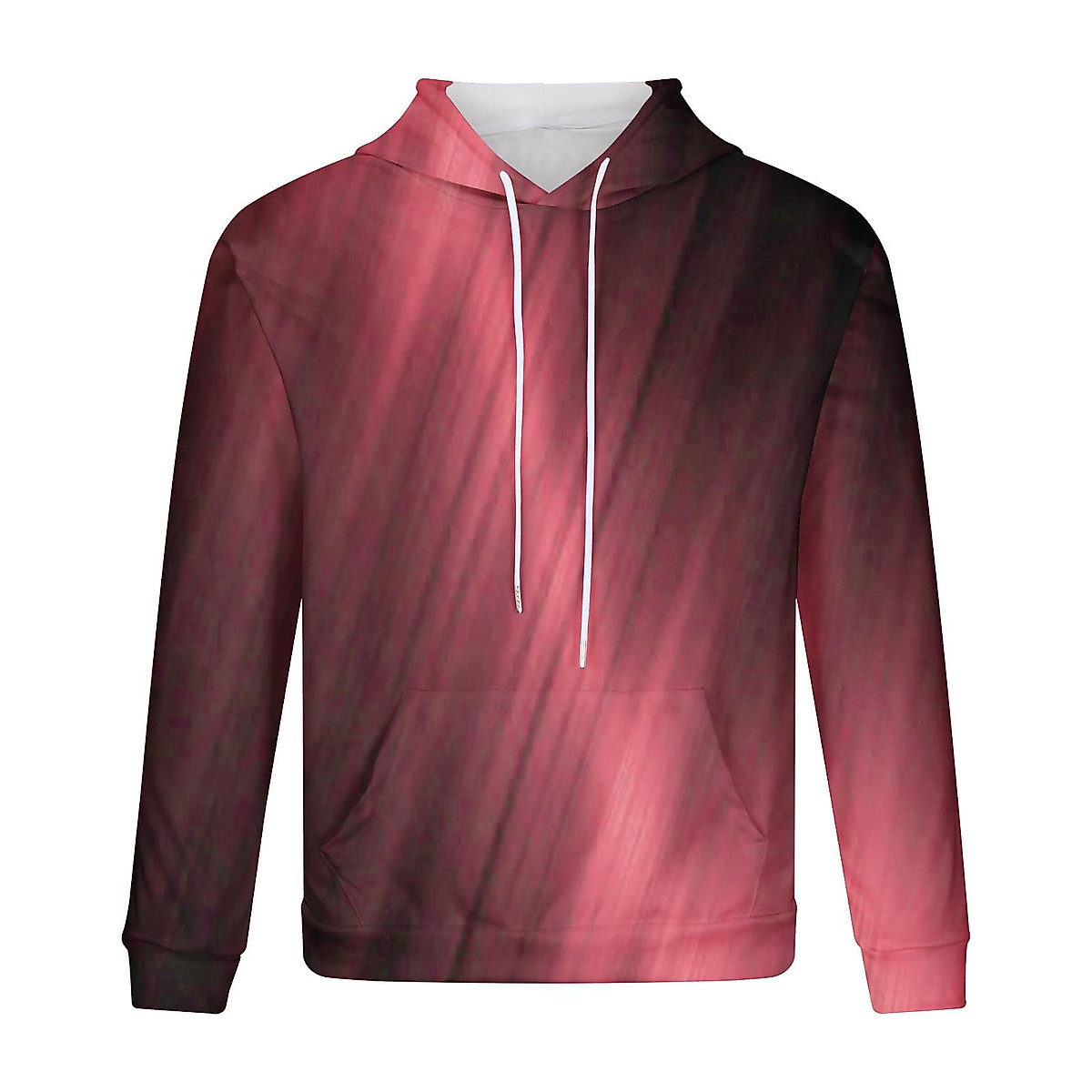 Muscularfit sweatshirt for men Crewneck Sweatshirts Graphic Fall Fashion 3D Linen Print Casual Pullover Workout Long Sleeve Sports Hooded Shirts mens hoodies with zipper Pink 2X