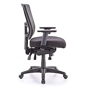 Eurotech Seating MFST5455-BLKM Office Chairs, Black
