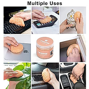 TICARVE Cleaning Gel for Car Detailing Tools Car Cleaning Kit Automotive Dust Air Vent Interior Detail Detailing Putty Universal Dust Cleaner for Auto Laptop Home Car Slime Cleaner