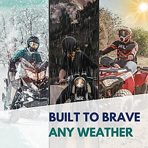 YTX14-BS Battery - Motorcycle Battery, ATV Battery 12V 12AH, UTV, 4 Wheeler, Snowmobile, Powersports Batteries - Compatible with Honda Rancher 350, Buell Blast, Yamaha - Sealed Lead Acid 12 Volt AGM