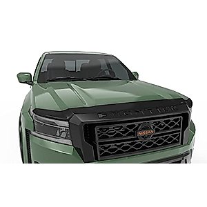 Auto Ventshade [AVS] Aeroskin Hood Protector | 2005 - 2020 Nissan Frontier, Low Profile/Flush - Smoke | 322032