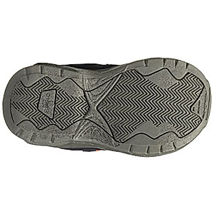 OshKosh B'Gosh Boy's TETI Bump Toe Sneaker, Navy, 4 Toddler