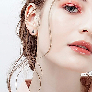 Cuoka Sea Turtle Earrings 925 Sterling Silver Abalone Shell Sea Turtle Stud Earrings,Hawaiian Ocean Beach Turtle Earrings Jewelry for Women Turtle Lovers