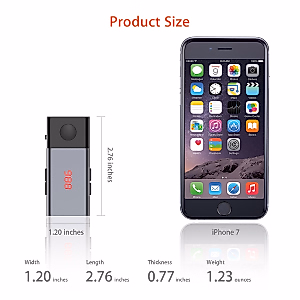 FM Transmitter,Wireless Radio Car Kit, Compatible with Phone, Pad,iPod, Samsung, HTC, MP3, MP4 and Most Devices(1 Pcs)