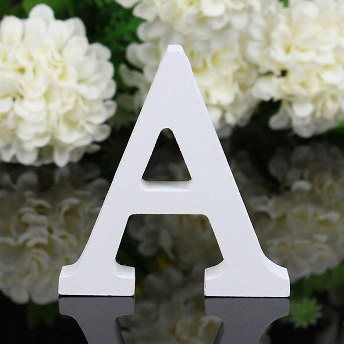 Decorative Wood Letters,Totoo Hanging Wall 26 Letters Wooden Alphabet Wall Letter for Children Baby Name Girls Bedroom Wedding Brithday Party Home Decor-Letters (A)