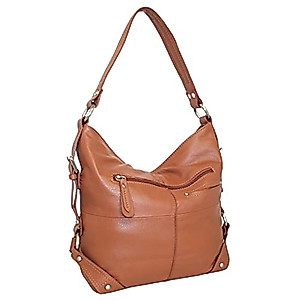 Nino Bossi Handbags Moda Milano Hobo (Cognac)
