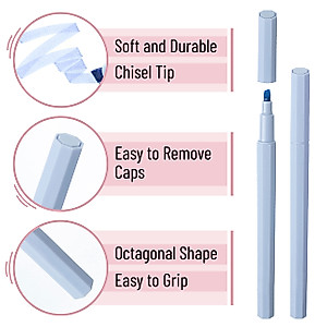 Mr. Pen- Aesthetic Highlighters, 6 Pack, Muted Pastel Color, Chisel Tip, No Bleed Bible Highlighter Pastel, Highlighters Assorted Colors, Pastel Highlighter Set, Aesthetic School Supplies