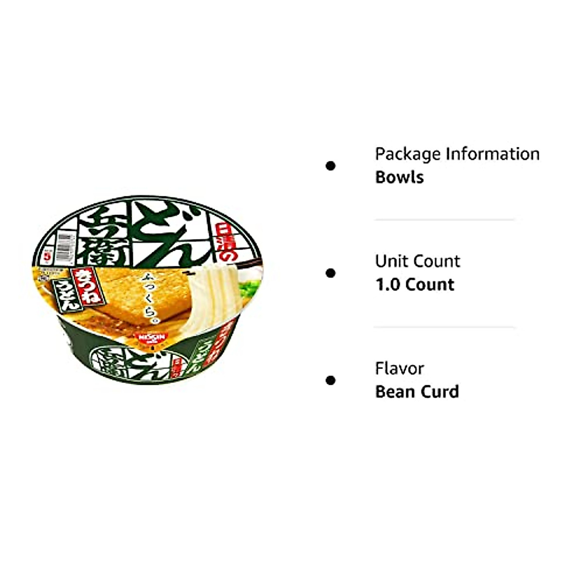 Nissin Donbei Kitsune Udon Series (12 Bowls)