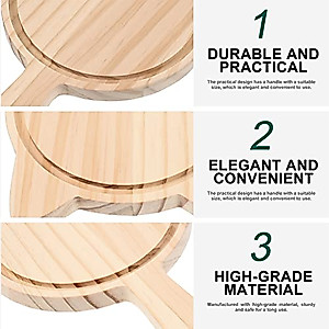 Wooden Cheese Board with Handle Cat Shaped Unfinished Chartuterie Board Chopping Board for DIY Painting 5 Inch (Color : As Shown2, Size : 26.7X15.2X1.5CM)