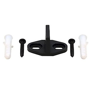 TMS 6.6 FT Country Dark Coffee Steel Sliding Barn Wood Door Hardware Antique