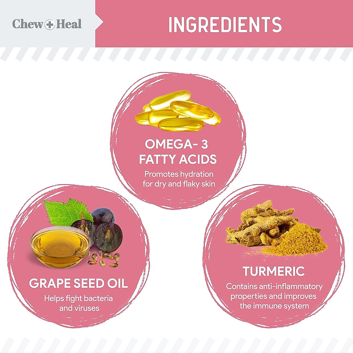 Dog Allergy Chews - 90 Delicious Soft Chew Treats - Anti Itch Allergy Relief for Dogs and Cats - Boosts Immune System, Promotes Skin Health - Seasonal Allergy Treatment for Pets - Made in The USA