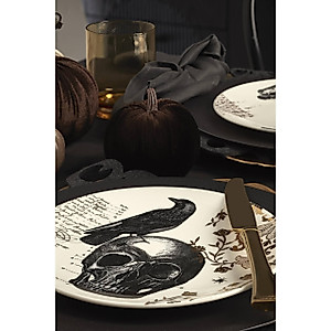 Lenox Lx Collective Black Dinner Plates, Set of 4, 6.30 LB