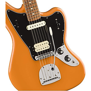 Fender Player Jaguar Electric Guitar, with 2-Year Warranty, Capri Orange, Pau Ferro Fingerboard
