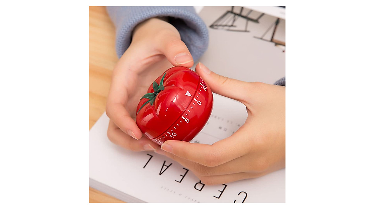 Cute Tomato Kitchen Timer Set - 60 Minute Reminders