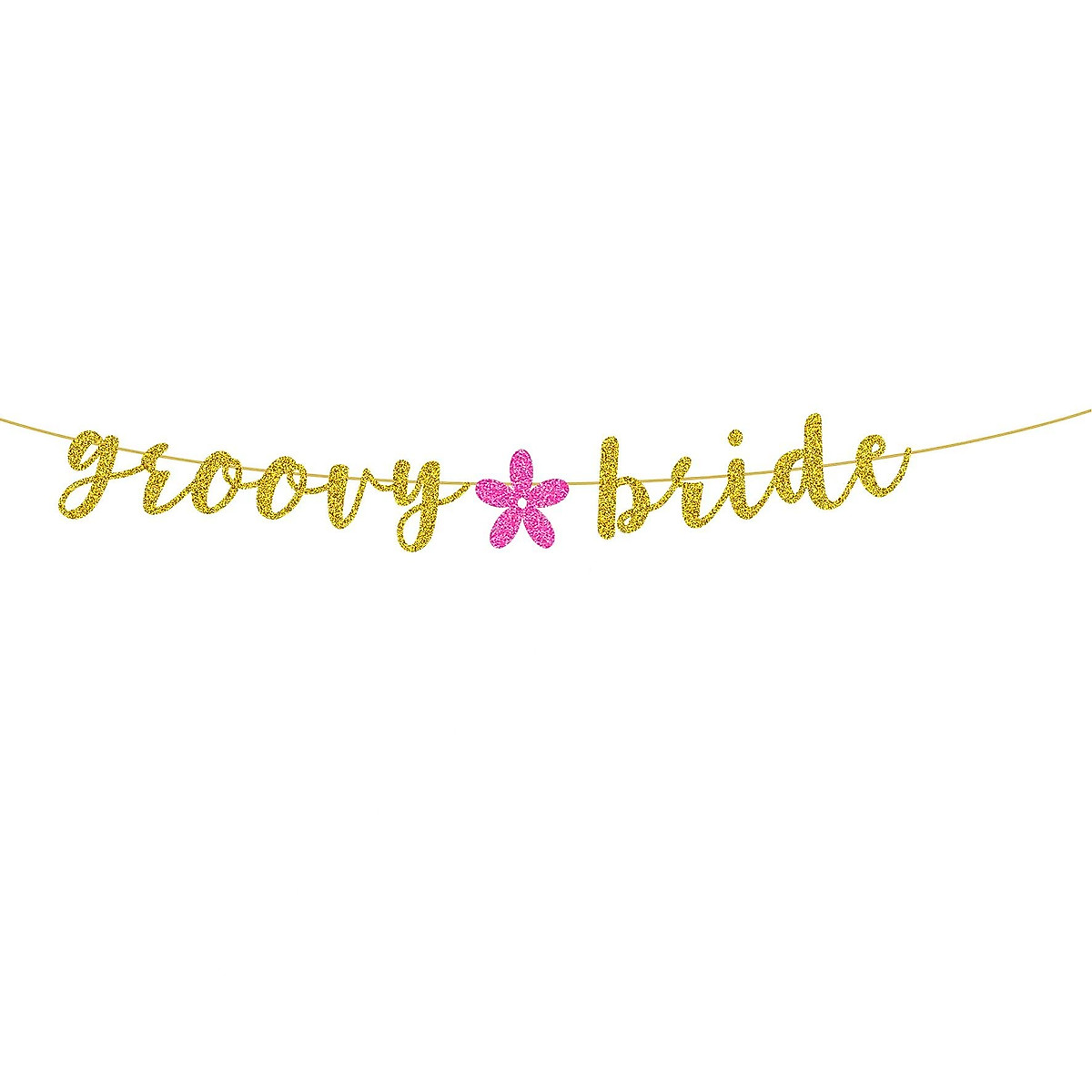 GIOOVY BRIDE BANNER，Groovy bride bachelorette banner, 6ft daisy groovy bride banner, 70s theme party decor, disco cowgirl boozed and daze，bachelorette party decor