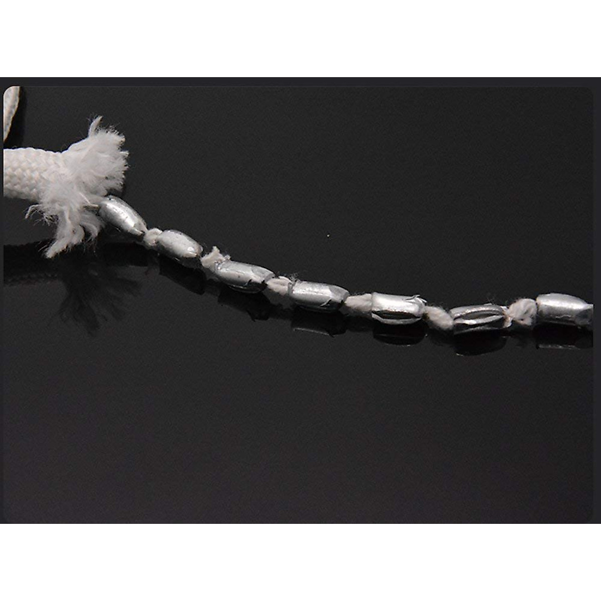 5.2 Yard Curtain Weighted Tape for Sheer Curtain Tulle Fabrics and Drapes Cording Curtain Sheer Weights for Outdoor Curtains Wire Rope Curtain Accessories DIY 0.066 Lb/Meter