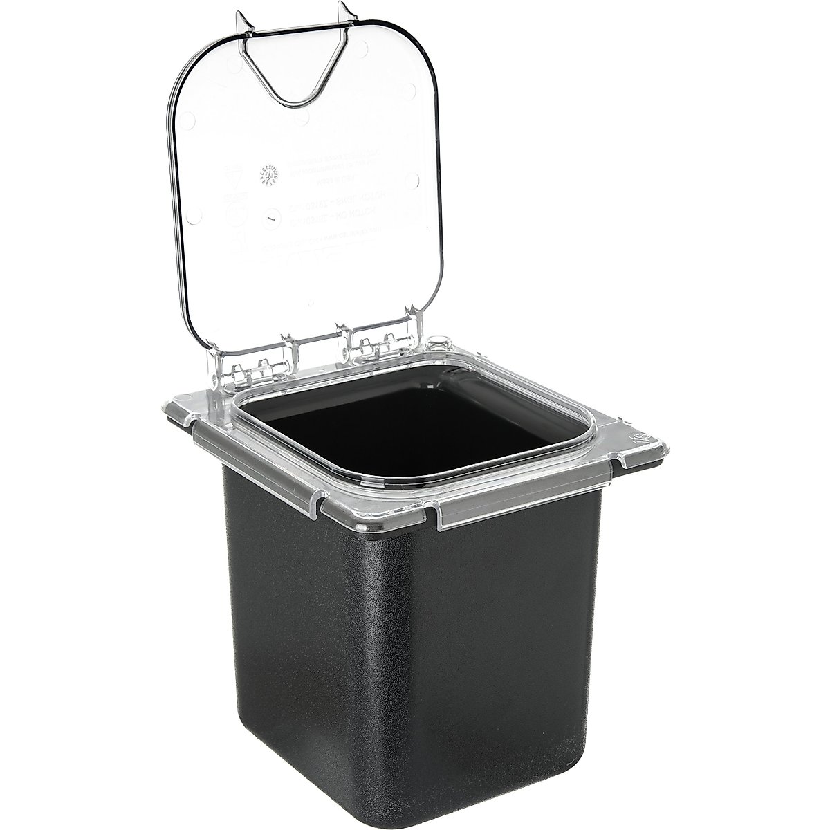 Carlisle FoodService Products CFS CM10318Z07 Coldmaster EZ Access Lid, 1/6 Size, 0.9" Height, 7" Width, 6.5" Length, Polycarbonate (PC), Clear (Pack of 2)