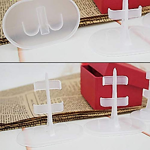 SaiDian 5 Pcs Doll Stands for Display Holder Doll Accessories for Barbie Dolls Support Leg Holder Accessory Fit for 11 Inches Doll