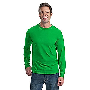 Fruit of the Loom Adult 5 oz. HD Cotton™ Long-Sleeve T-Shirt XL KELLY