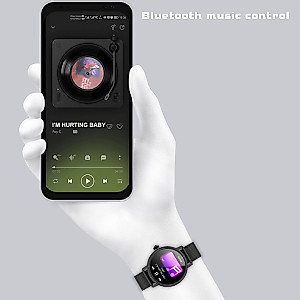 DECWIN Smart Watches for Women, Fitness Tracker with Blood Oxygen/Heart Rate/Sleep Monitor,1.19" AMOLED Smartwatch Gifts for her,Waterproof Ladys Smart Watch for iOS Android Phones