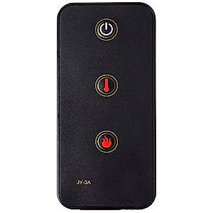 Replacement for Pleasant Hearth Electric Fireplace Heater Remote Control 18-600-310 GCE-1803 GCE18TRG13 23-600-320 GCE-2303 GCE23TRG13 GLF-5002-50 GFL-5002-68 23-700-712 GLF-5002-75 GLF-5002-205 LI-24