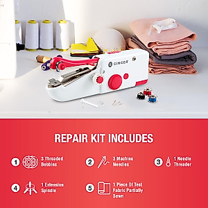 SINGER 01663 Stitch Sew Quick Portable Mending Machine