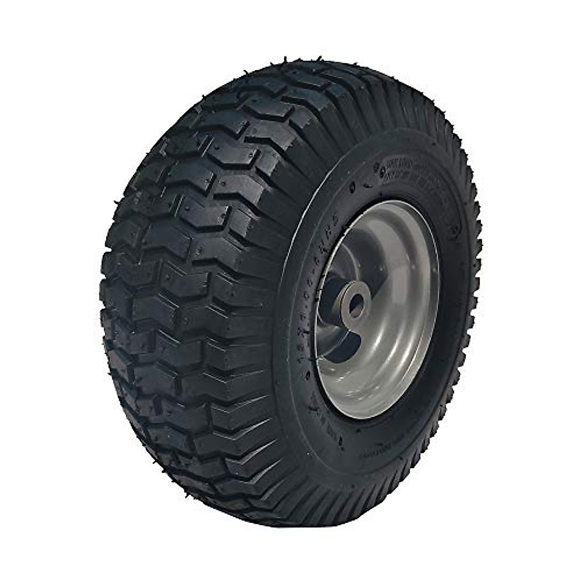 2 Pack 15x6.00-6"Pneumatic tires,Front Assembly Replacement for Craftsman Mower,Turf Tread,3" Center hub with steel rim,3/4'' bushings