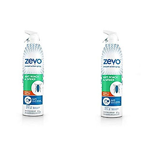 Zevo Roach Killer Ant, Roach, Spider Insect Spray (10 oz) | Indoor Outdoor Use | Instant Action | Pet People Friendly Safe (2)