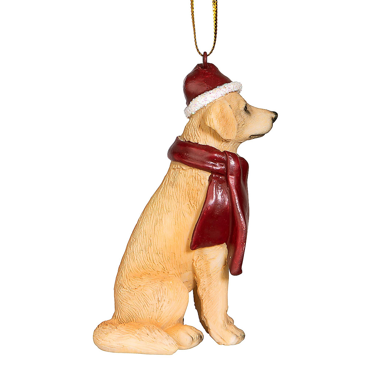 Design Toscano Christmas Xmas Golden Retriever Holiday Dog Ornaments